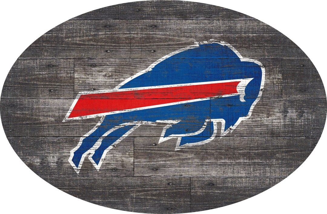 Buffalo Bills Sign Wall Art 46" Distressed & Weathered Sign - Etsy