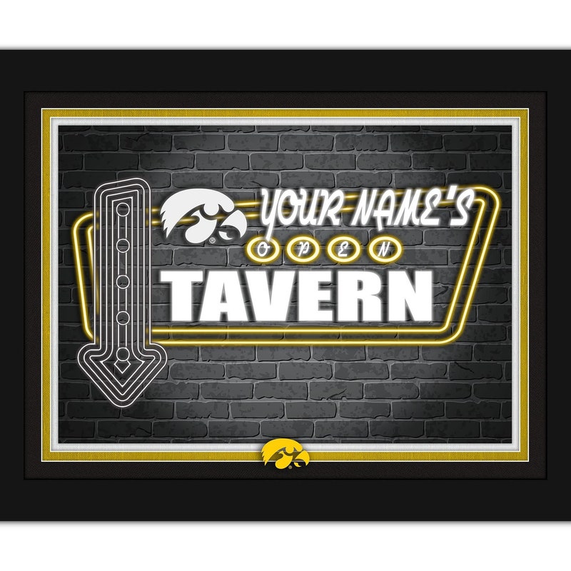 Iowa Hawkeye Sign - Etsy