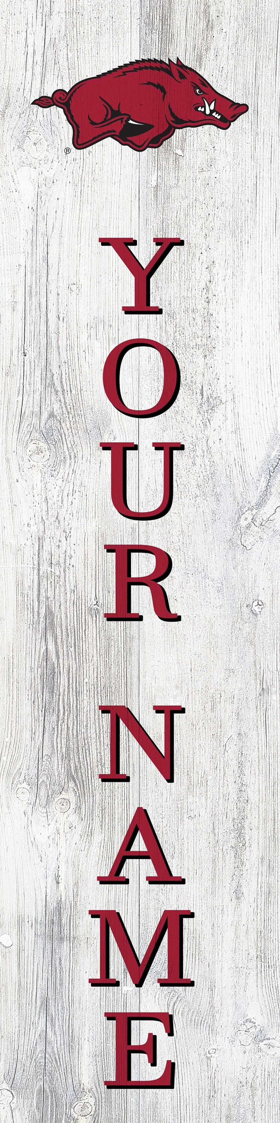 Arkansas Razorbacks Sign Personalized Leaner Sign 48" - Etsy