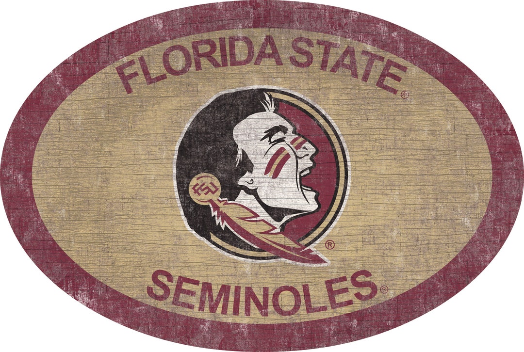 Florida State Seminoles Sign Wall Art 46" Distressed & Weathered Sign ...