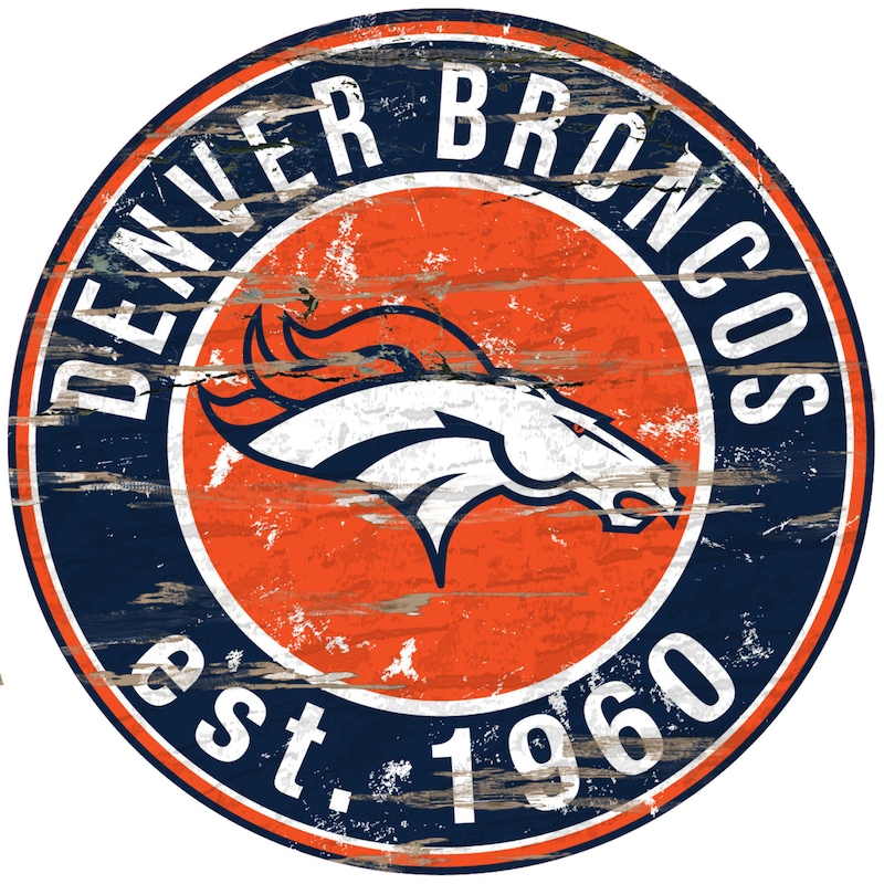 Denver Broncos Sign - Etsy