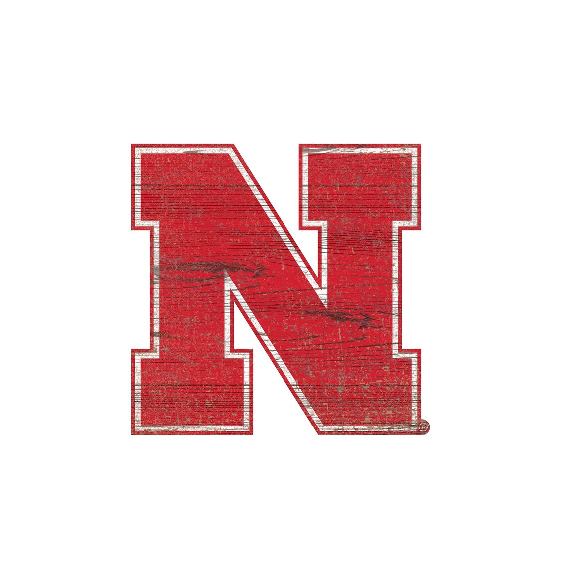 Nebraska Distressed Logo Cut Out Wood Sign 24" Diameter Select NEW - Etsy