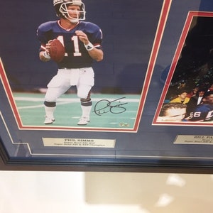 New York Giants Autographed Simms Parcells Taylor Signed Framed Photo's ...