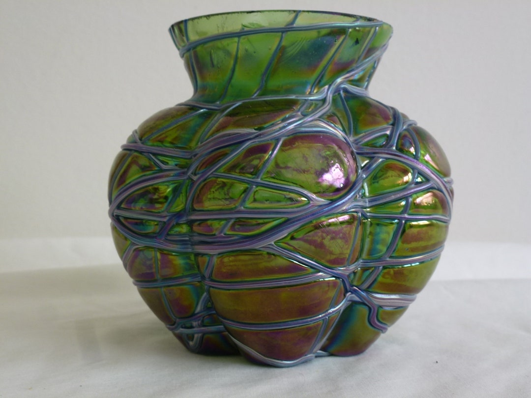 Loetz Art Glass Vase - Etsy