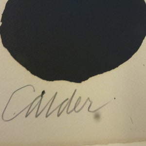 Alexander Calder Singed and Numbered Lithograph - Etsy