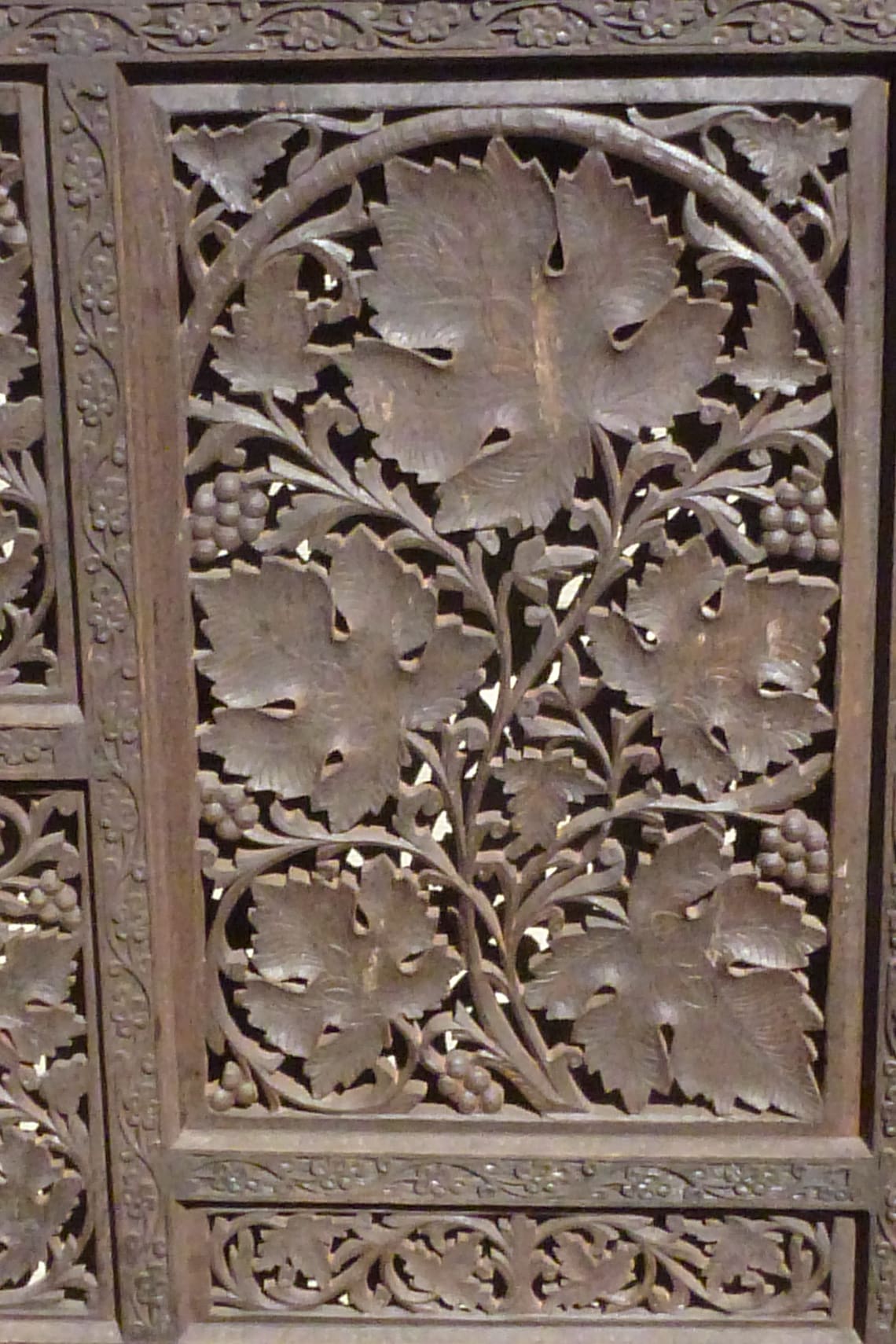 Hand Carved Wood Screen From India - Etsy