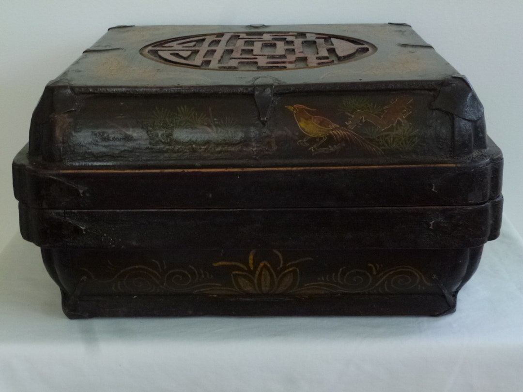Chinese Qing Wood Box - Etsy