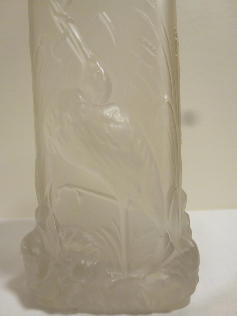 Rare Joseph Locke Stork Vase - Etsy