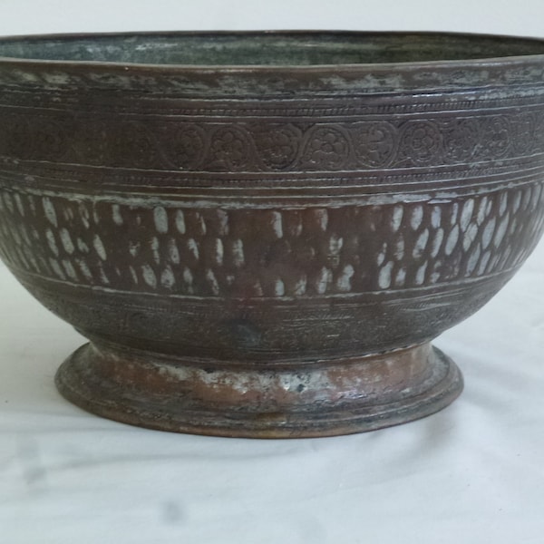Antique Copper Bowl - Etsy