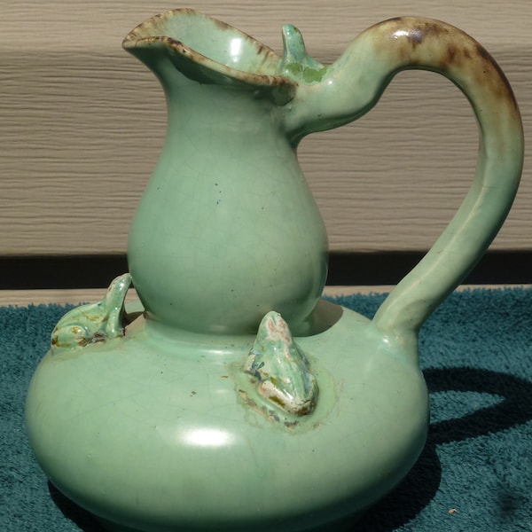 Frog Pitcher - Etsy