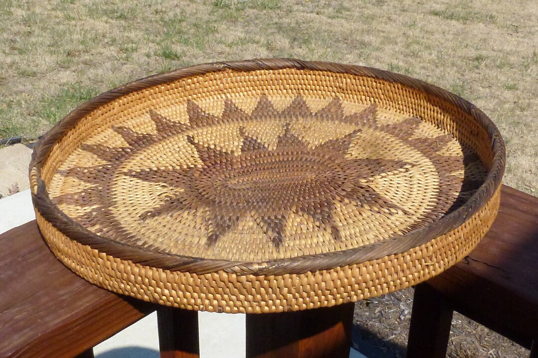 Northern California Native Woven Basket - Etsy