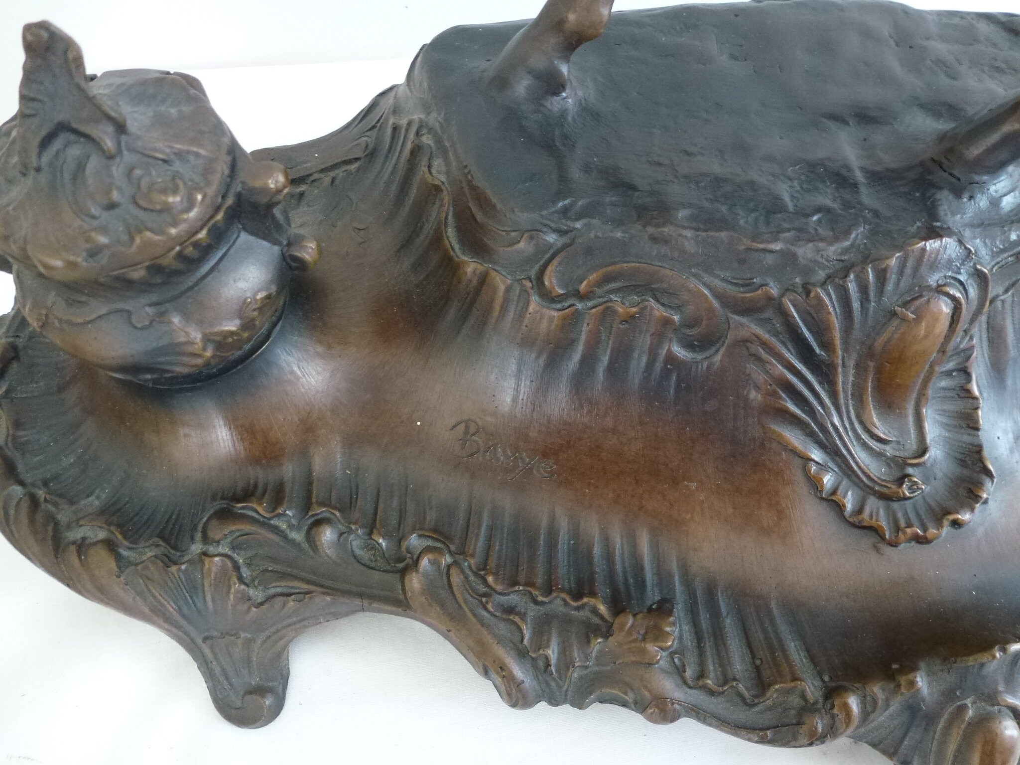 Bronze Horse Inkwell Statue | Etsy