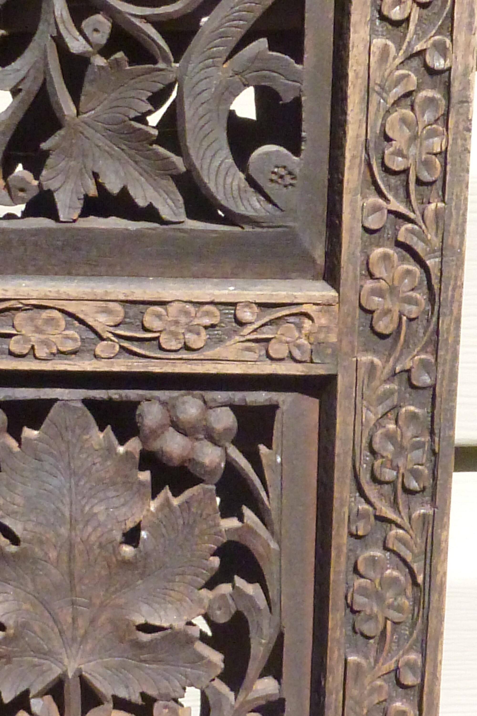 Hand Carved Wood Screen From India - Etsy