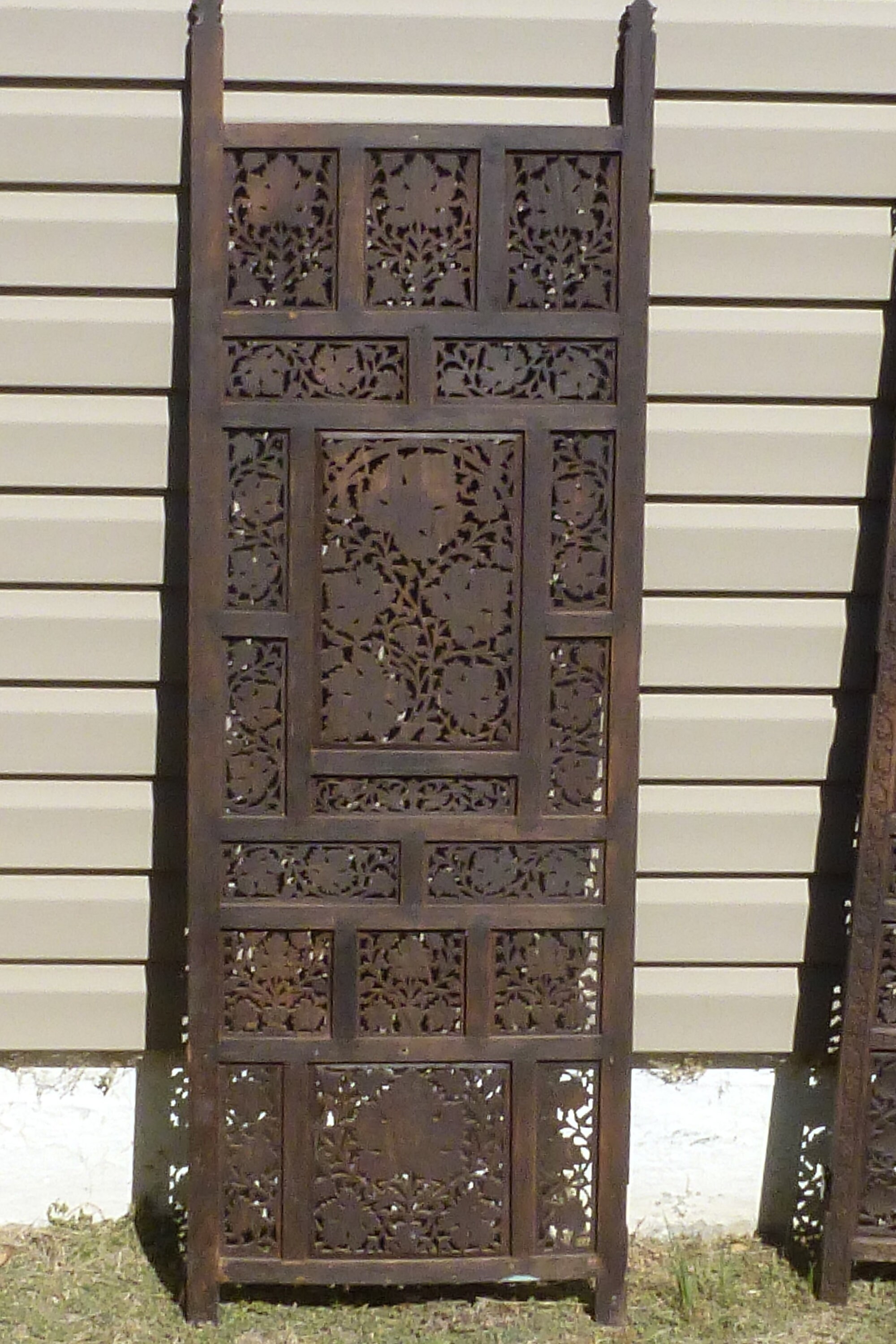 Hand Carved Wood Screen From India - Etsy