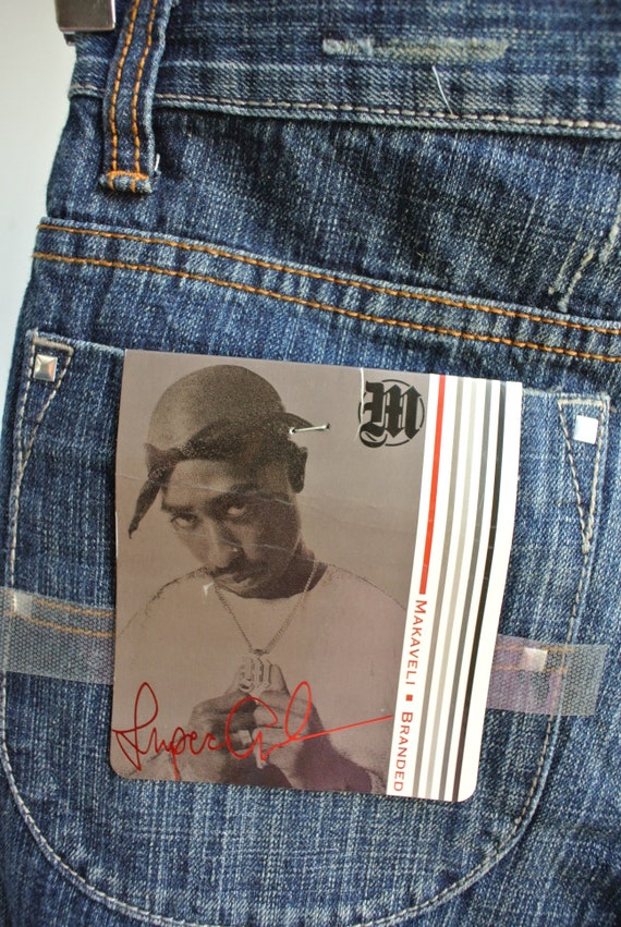 Vintage 2000s Original Tupac Makaveli Branded Jeans d… - Gem