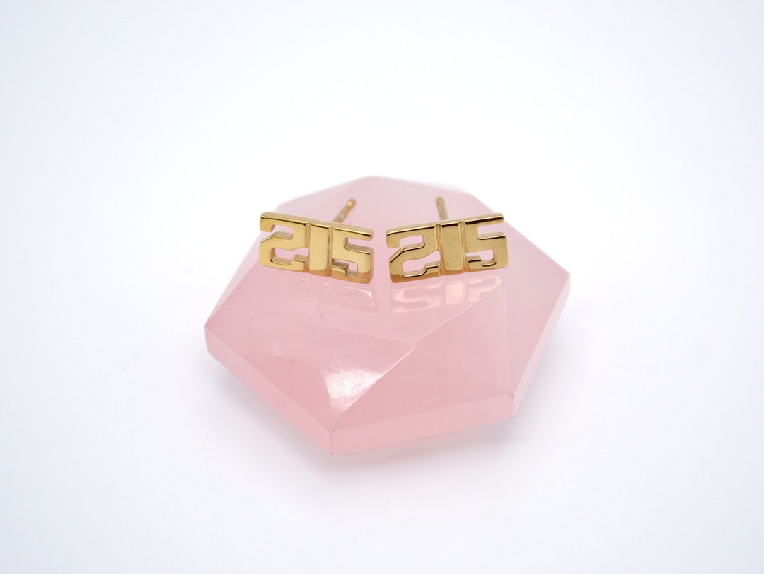 215 Studs - Gold - Etsy