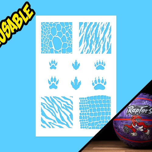 Animal / Reptile Skin Airbrush Stencil - Etsy