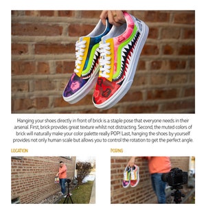 A Sneaker Customizer's Guide to Sneaker Photography - Etsy