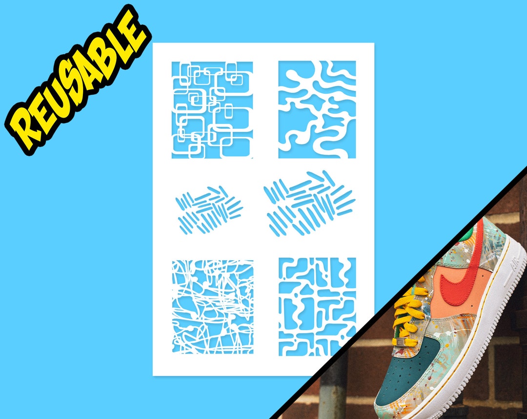 Abstract Art Stencil - Etsy