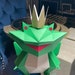 DIY Papercraft Frog Princelow Poly Frog Modelfrog - Etsy