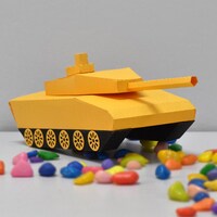 Papercraft Kit Challenger 2 Tank 3d Paper Model Crafting Kit PDF Plans ...