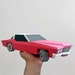 DIY Papercrafts Hot Rod Paper Modelpaper - Etsy UK
