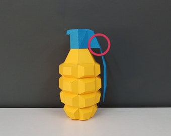 how to make a cardboard grenade that works