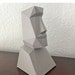 DIY Papercraft Moai Statue, Moai Sculpture, Human Figure Papercraft ...