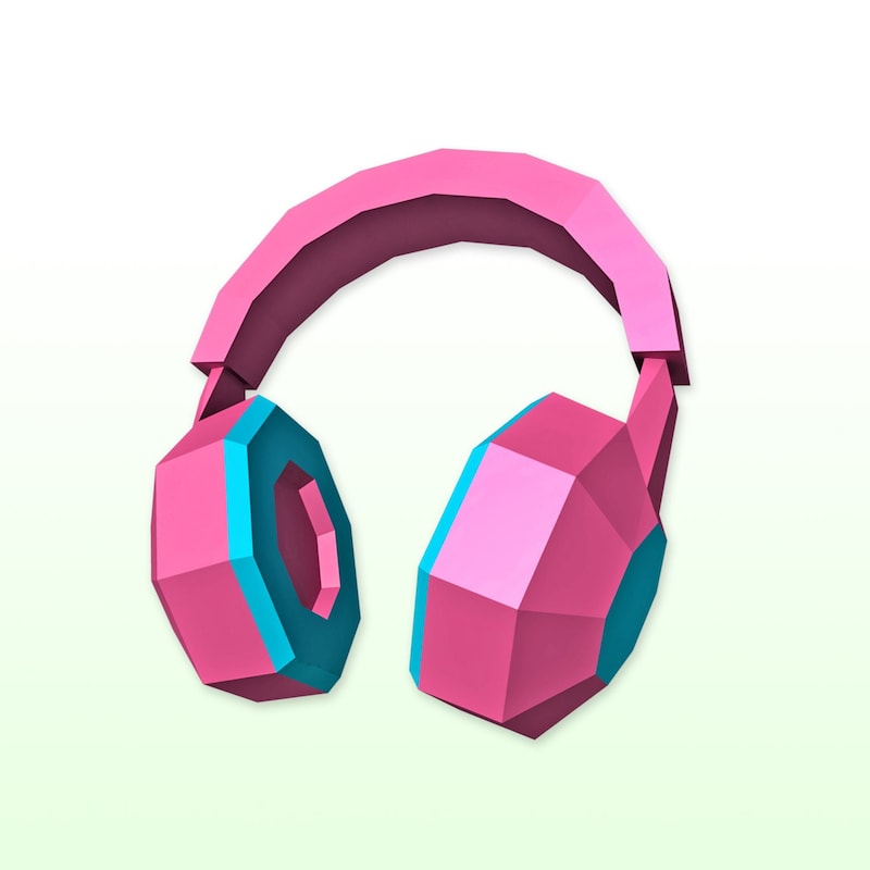 Headphones Origami - Etsy