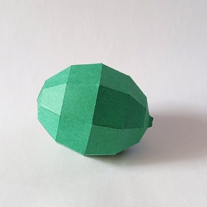 DIY Papercraft Lime,low Poly Lemon,3d Papercraft Lime,citrus Fruit ...