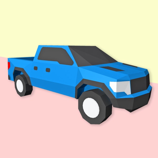 3d Truck Papercraft - Etsy