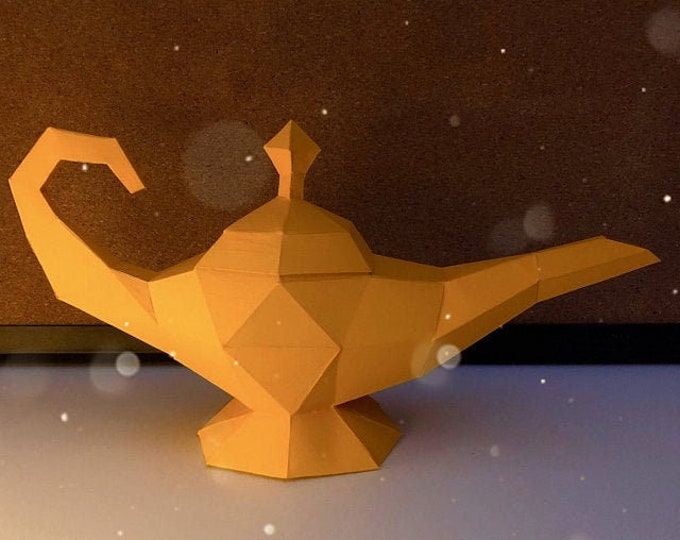 10x Wooden Aladdins Genie Lamp Craft Shape 3mm Ply Entertainment ...