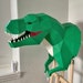 DIY Papercraft T Rex Wall Trophyt Rex Trophywall Decor3d - Etsy UK