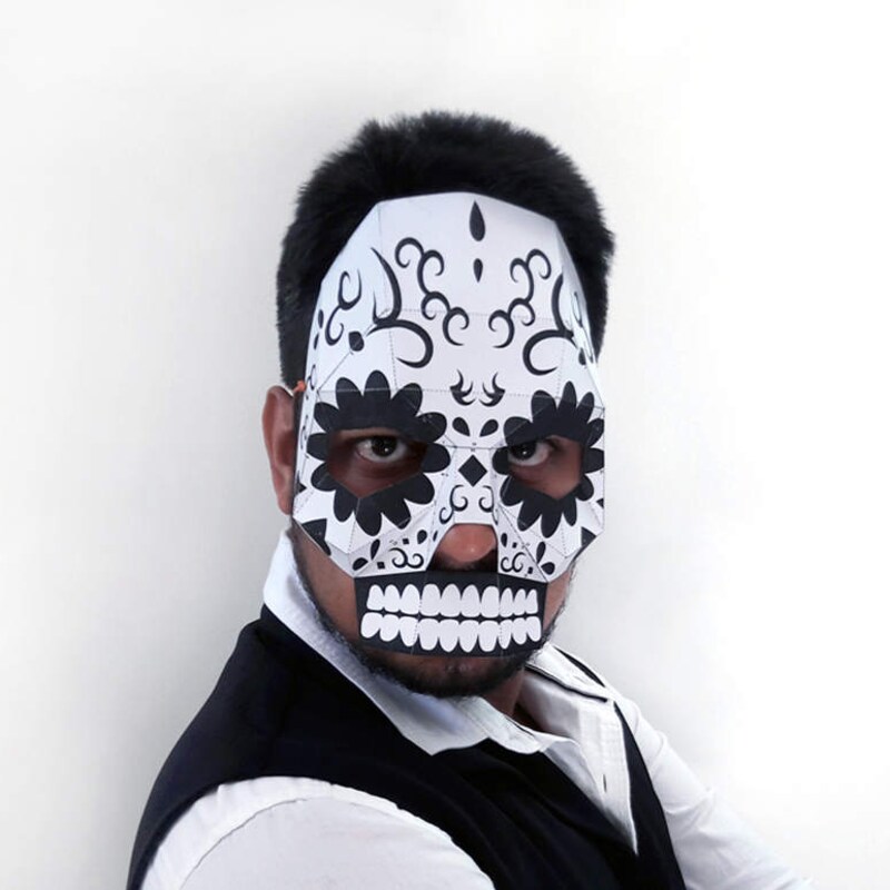 Sugar Skull Mask - Etsy