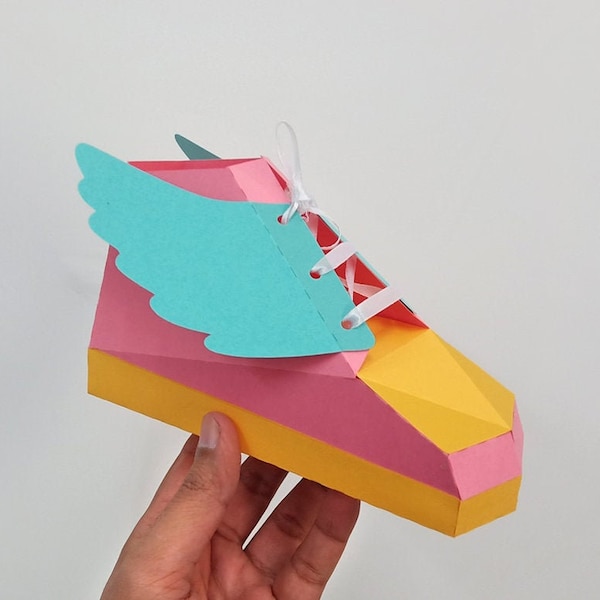 Shoe Favor Box Etsy