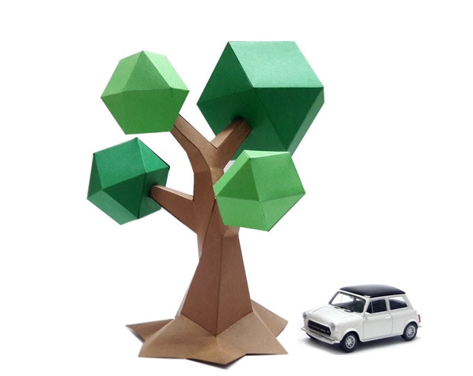 Tree of Life Papercraft Sculpture, Printable 3D Puzzle, Papercraft Pdf ...