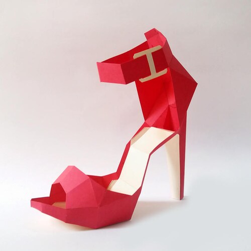 DIY Paper Model High Heel Belly Papercraft Instant Digital - Etsy