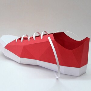 DIY Papercrafts,paper Shoe,canvas Shoe,printable Shoe,3d Shoe Model ...