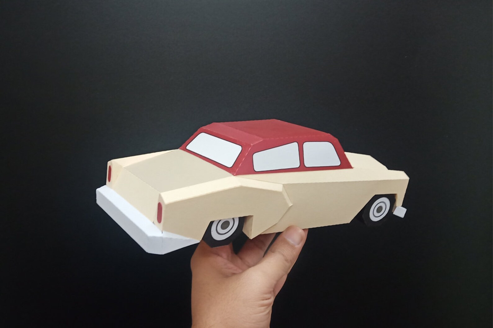 Chevy 210 Papercraft Car, Lowpoly 3D Model (PDF, DXF, EPS) - Etsy