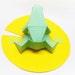 DIY Papercraft Frog,digital Download,ed Craft Frog,paper Toys,lowpoly ...