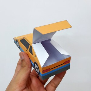 DIY Printable Car Favor,papercraft,instant Digital Download, Paper Gift ...