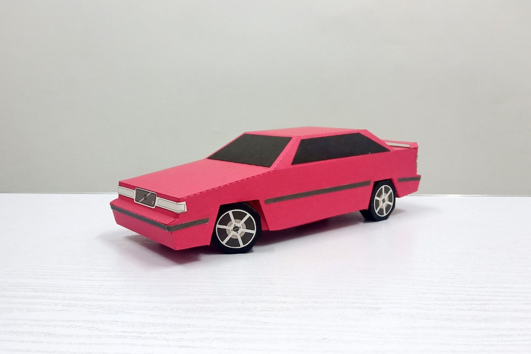 DIY Papercraft Car,paper Car,3d Papercraft,low Poly Papercraft ...