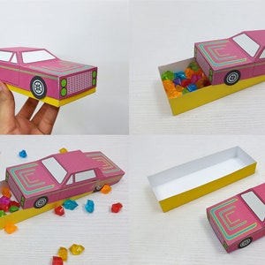 DIY Printable Car Favor,papercraft,instant Digital Download, Paper Gift ...