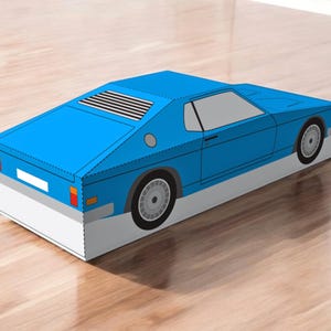 DIY Printable Muscle Car Favor,goodies Box,papercraft Car,gift Box ...