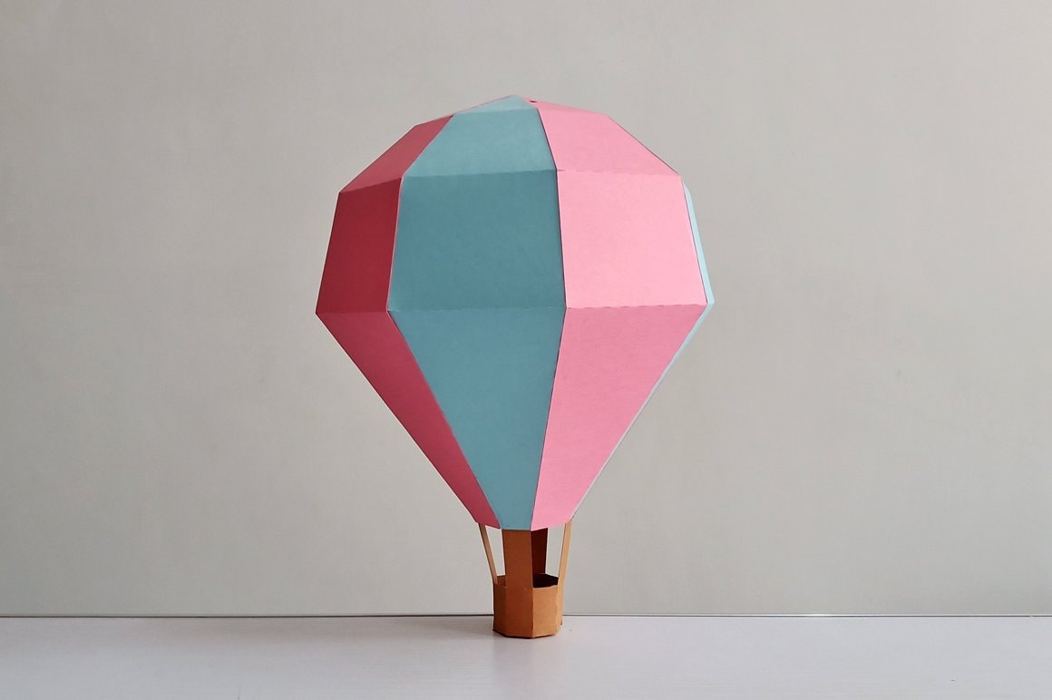DIY Papercraft Hot Air Balloon Decorationspaper Balloon - Etsy