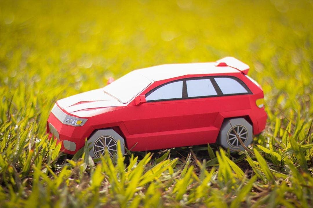 DIY Papercraft Jeep Model,paper Car,3d Papercraft,low Poly Jeep ...