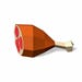 Papercraft Meat Leg Piece, Papercraft Chicken Leg, Red Meat Templates ...