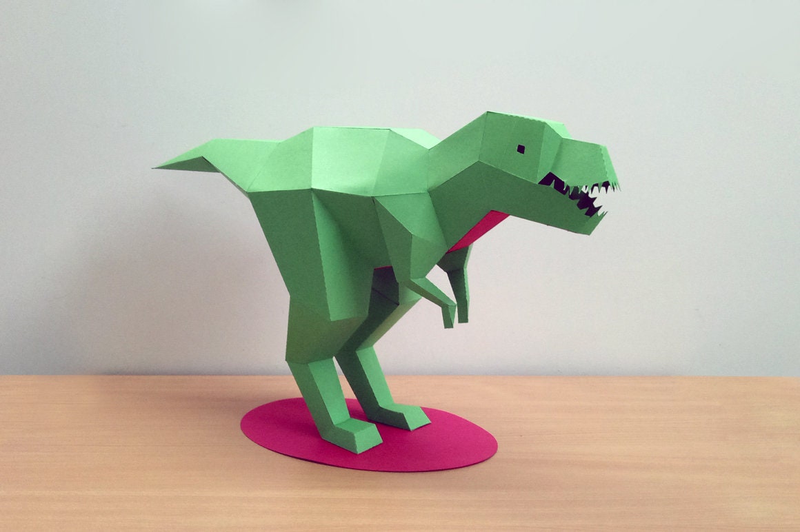DIY Papercraft Tyrannosaurus kitPre-cut KitDinosaur | Etsy