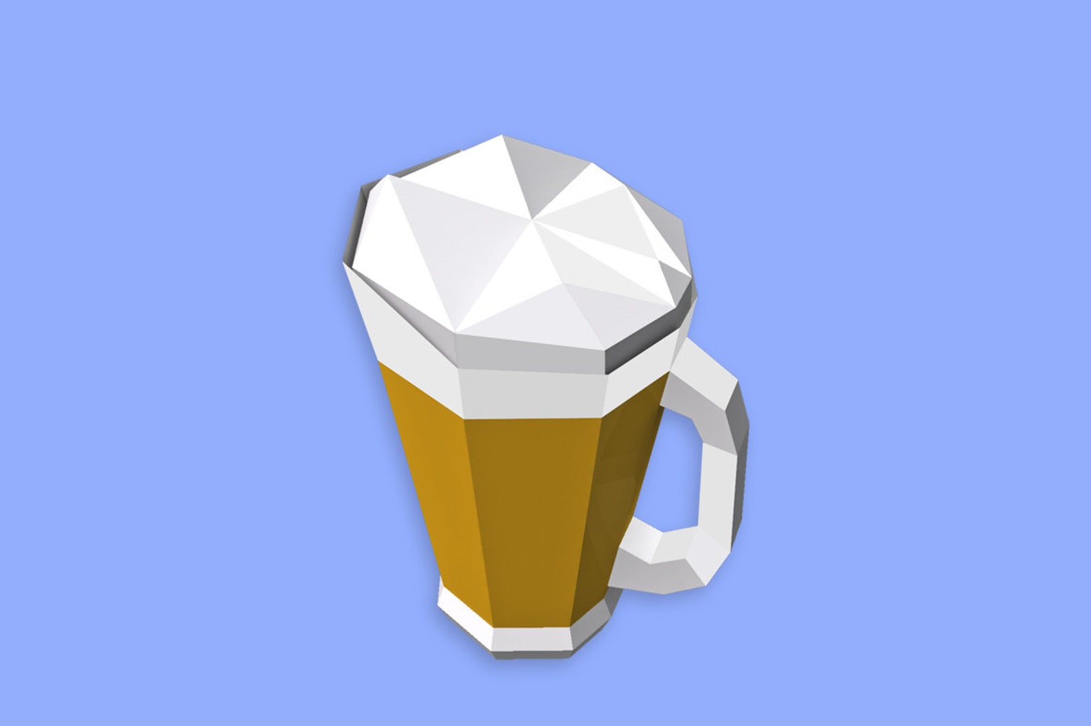 DIY Papercraft Beer Pitcher Favor, Party Decor (digital Files) - Etsy