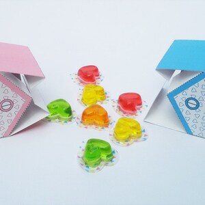 DIY Hut Favor Box, Printable,papercraft, Instant Digital Download,3d ...